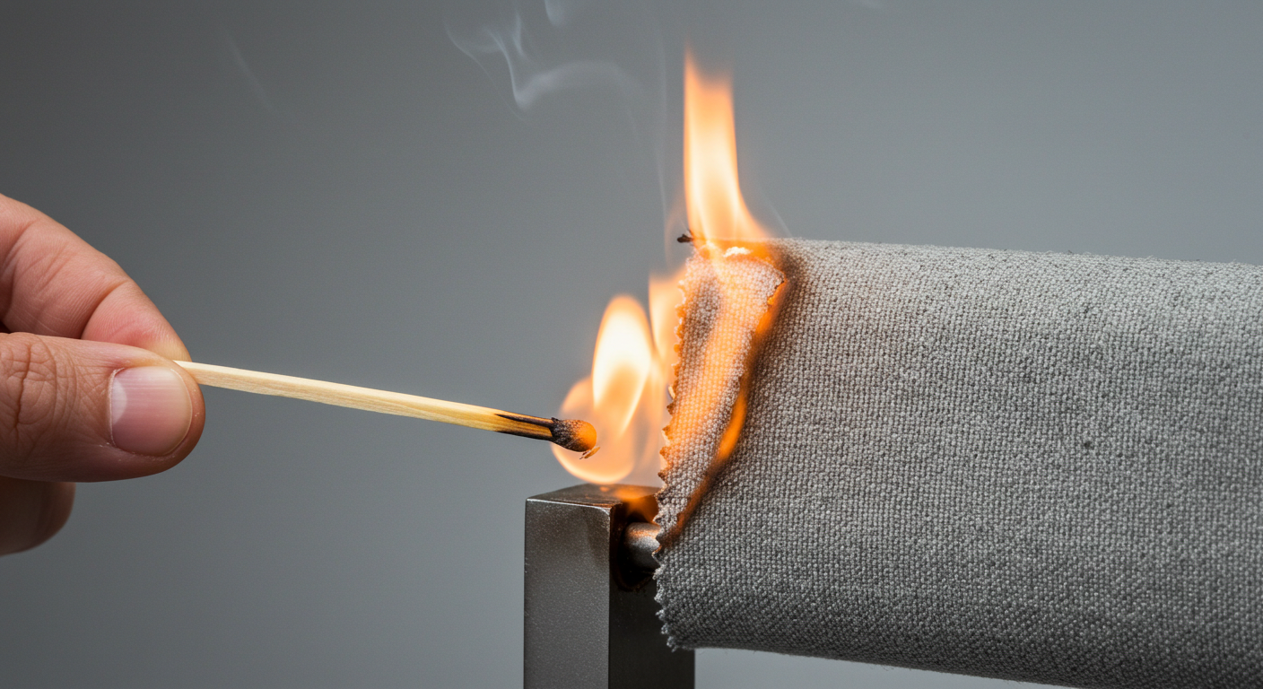 Évaluation de l'inflammabilité des meubles rembourrés - EN 1021-2 - USB Lab